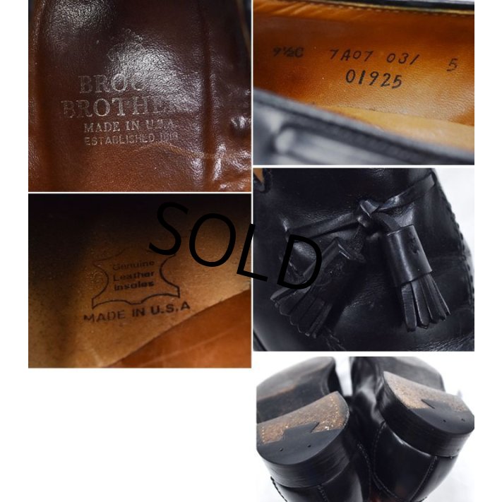 【ブルックスブラザーズ】【黒】オールデン【タッセルローファー】【9 1/2C】【27.5cm程度】 千葉県八千代市勝田台の古着屋ノーウェイホーム